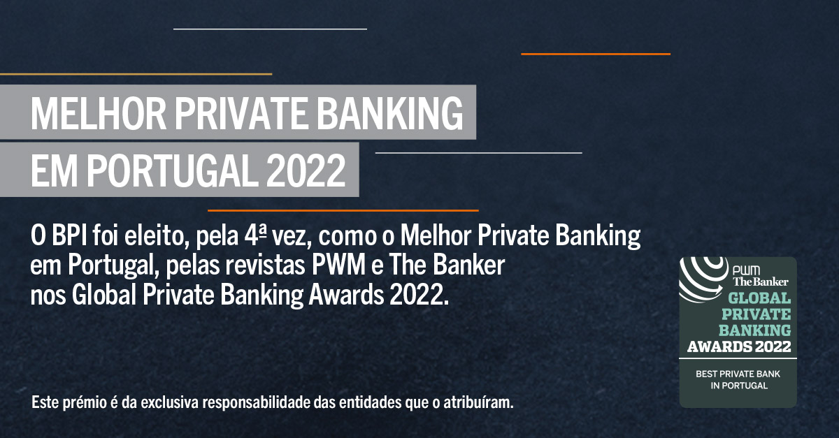 BPI eleito Melhor Private Banking em Portugal em 2022