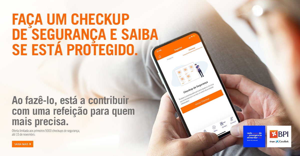 Checkup Segurança | Banco BPI
